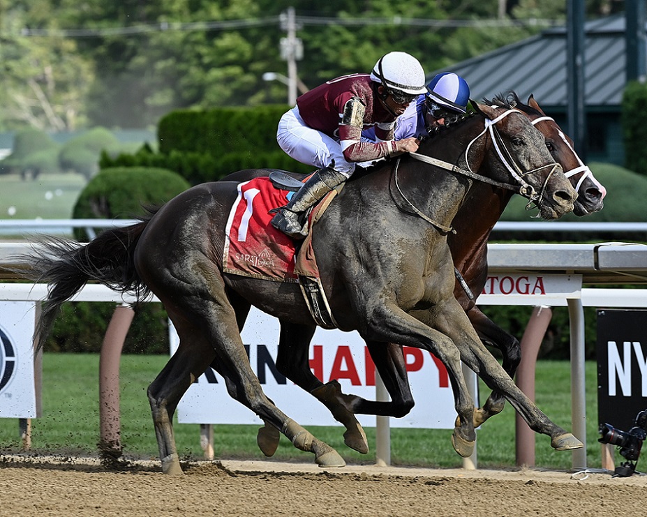 Bankit en plena meta ganó el Evan Shipman Stakes - Hípica Global