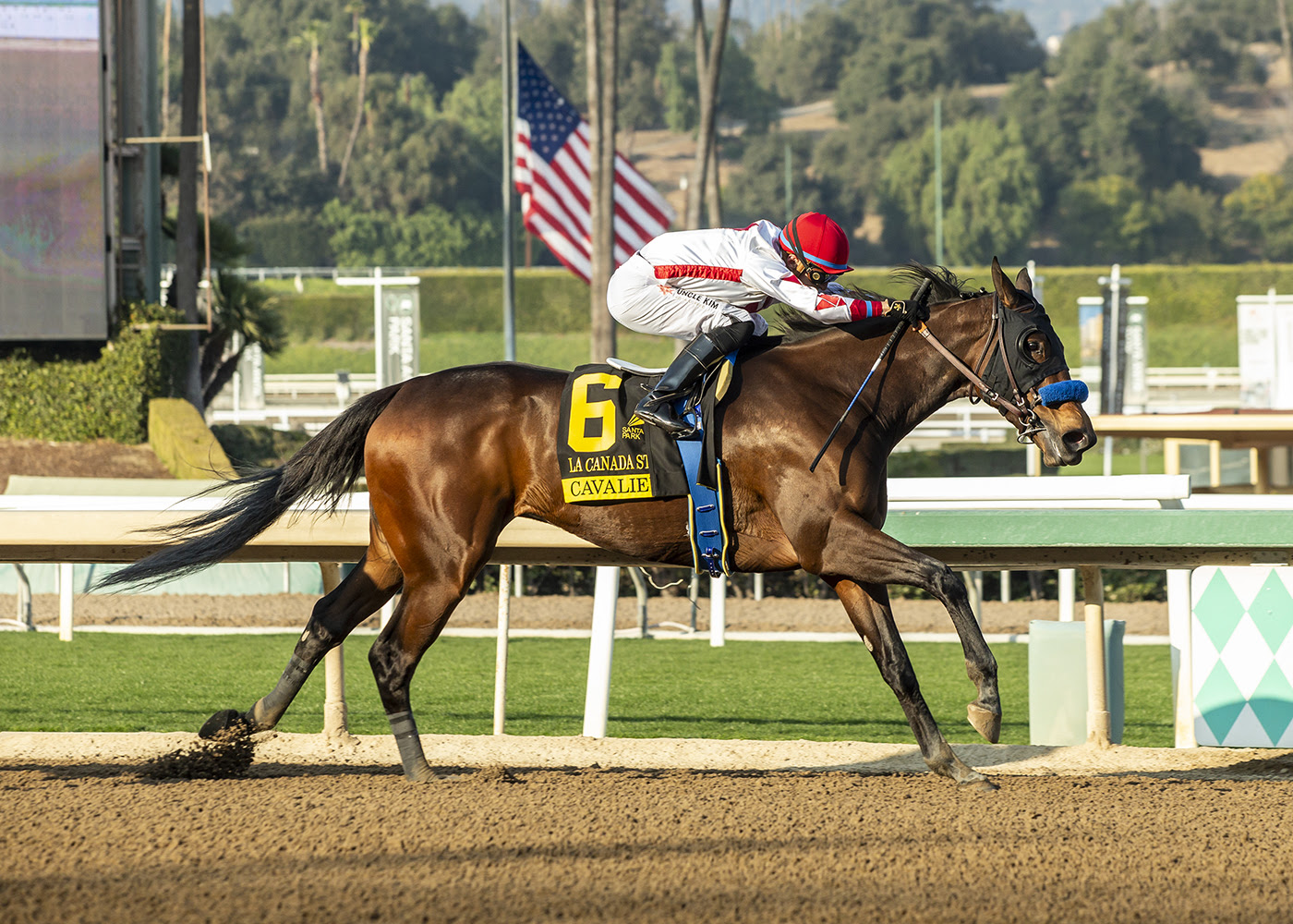 Cavalieri invicta ganó La Cañada Stakes - Hípica Global