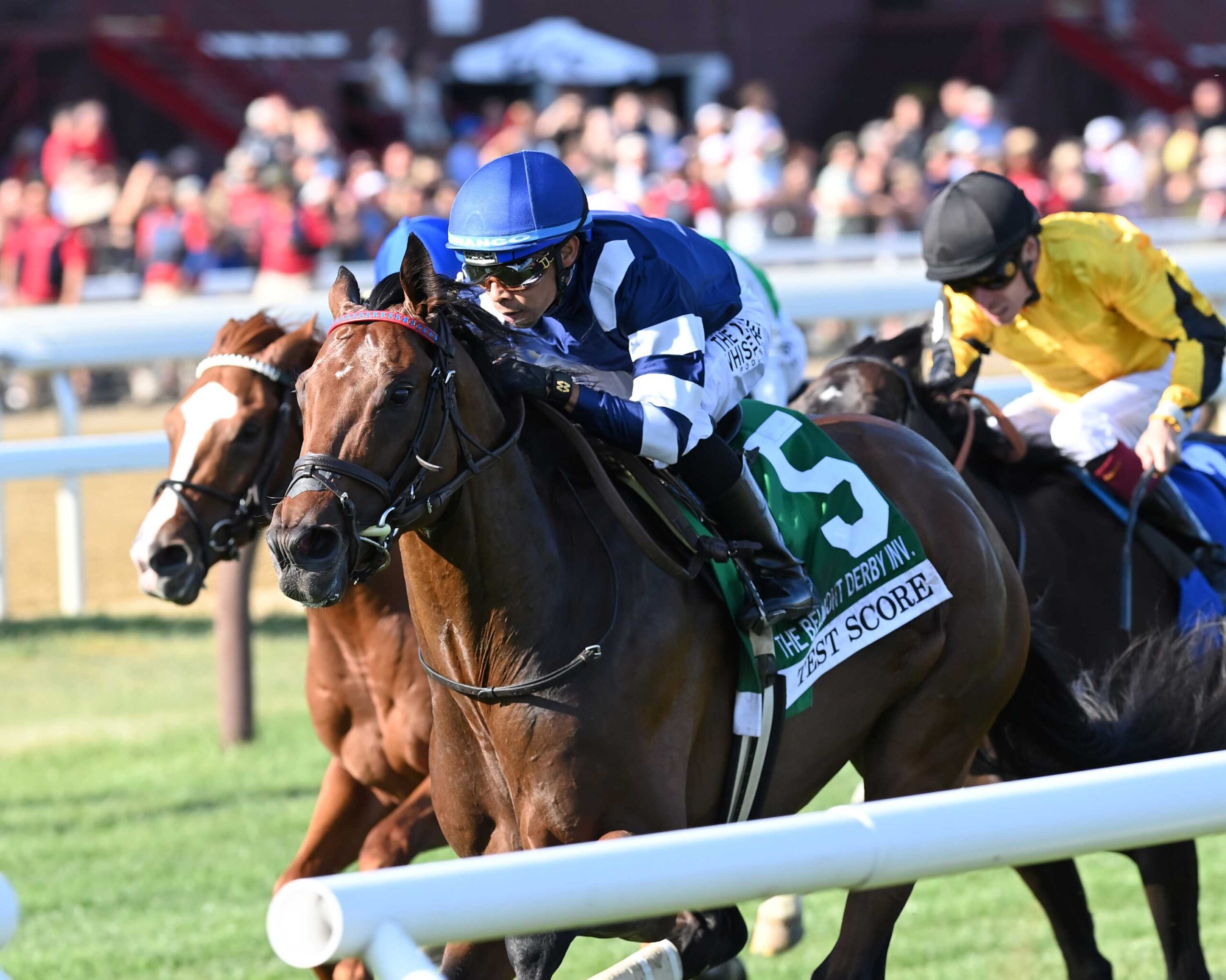 Test Score le puso demás para ganar el Belmont Derby Invitational ...